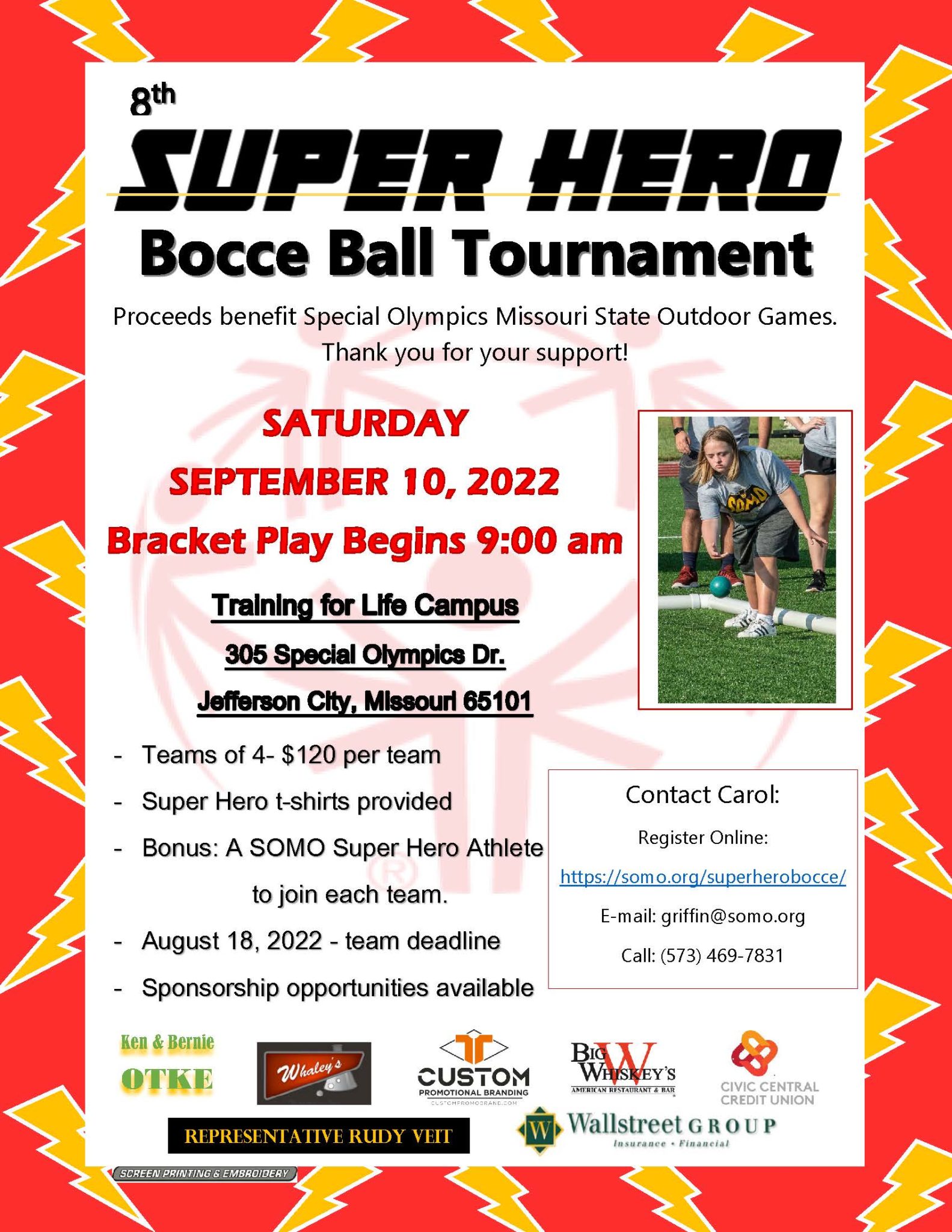 Bocce Ball Flyer 2022 | Special Olympics Missouri
