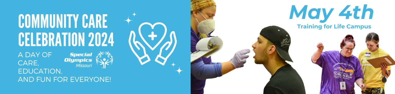 Community Care Celebration Web Banner | Special Olympics Missouri