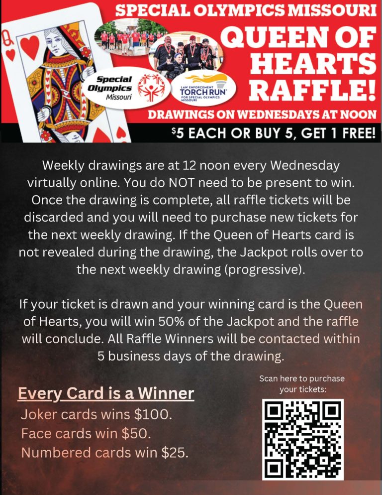 Queen of Hearts Raffle | Special Olympics Missouri